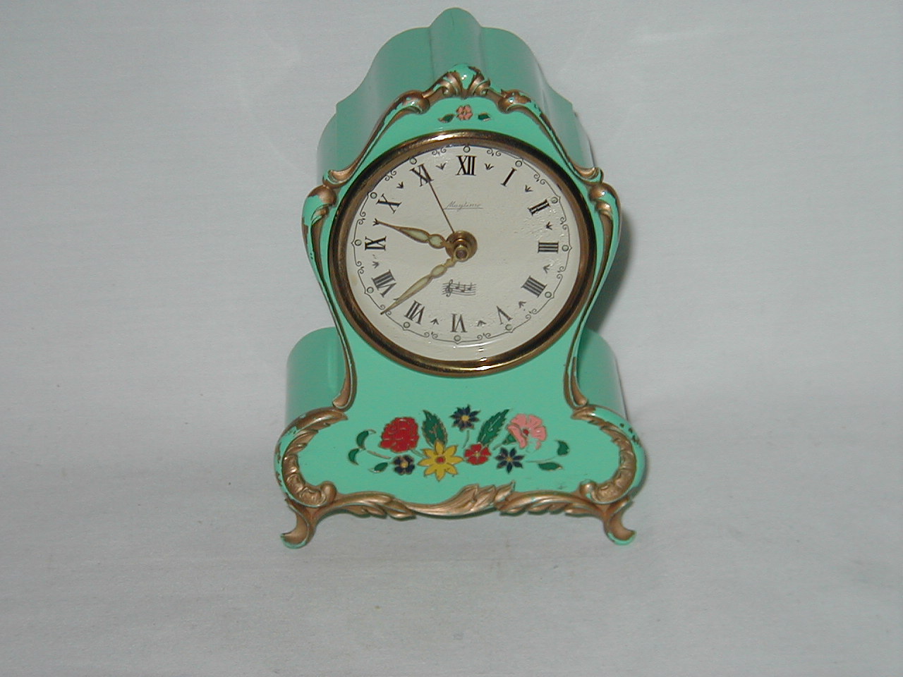 On back of clock mechanism: ' Gebr. Staiger. No (0) Jewels Unadjusted ...