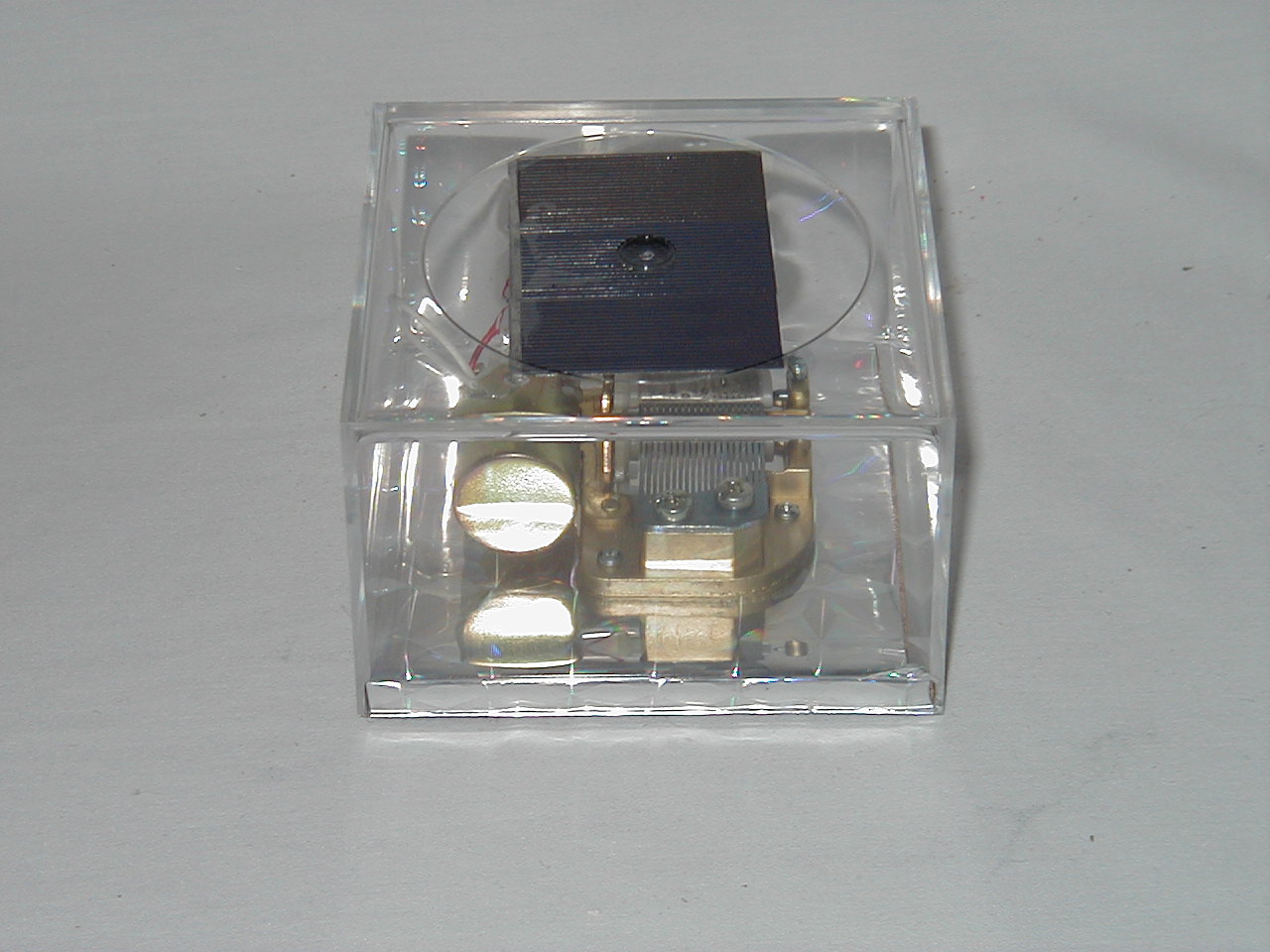 Clear Box with Solar Music